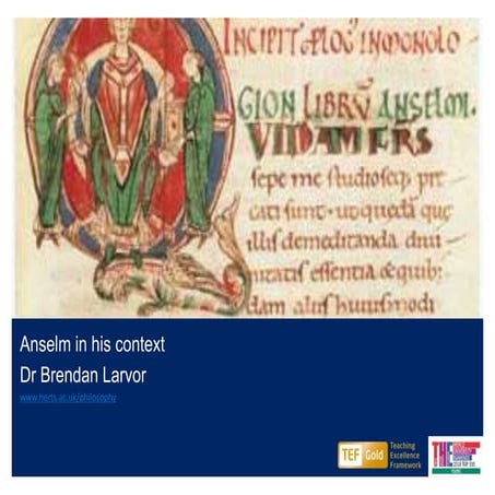 Anselm in Context .pptx