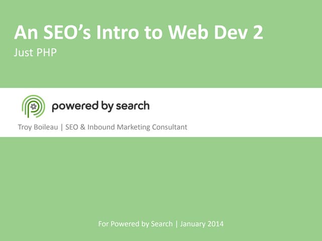 An Seos Intro To Web Dev Php Ppt 4020