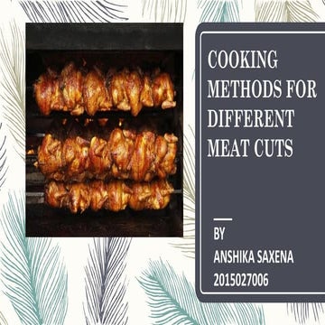 Cooking Methods for Different Meat Cuts | PDF
