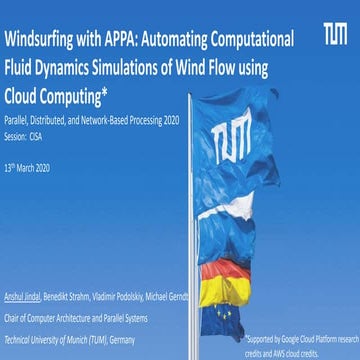 Windsurfing with APPA: Automating the Computational Fluid Dynamics Simulations of Wind Flow ...