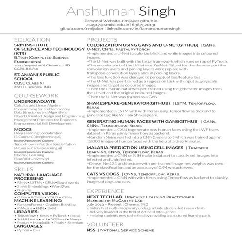 Anshuman singh s_cv | PDF