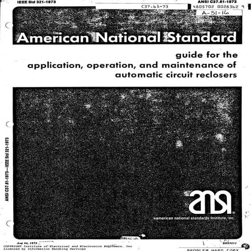 Ansi c37-61-1973-ieee-std-321-1973-pdf | PDF