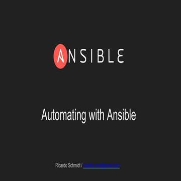 Automating With Ansible Ppt
