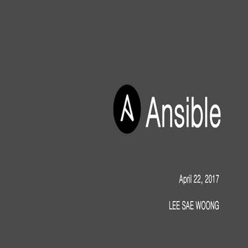 Ansible Whats Ansible And Use Case By Rex Ppt