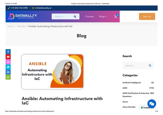Ansible Automating Infrastructure With Iac Datavalley 1pdf 9793