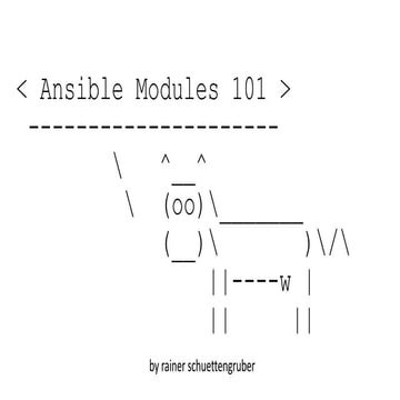 Ansible modules 101 | PPT