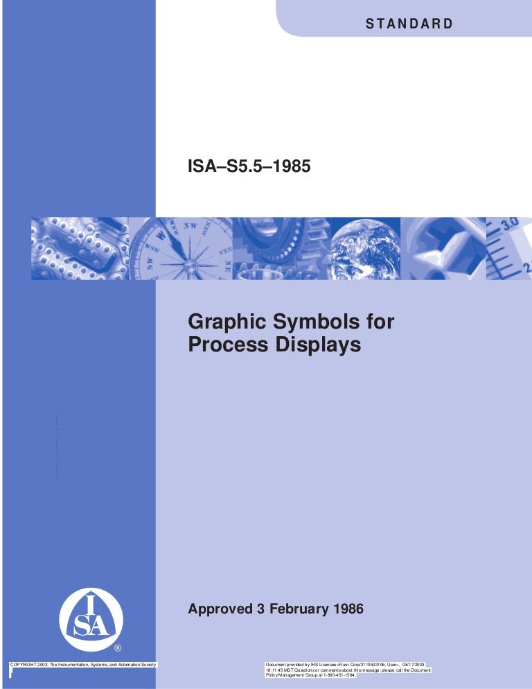 Ansi isa s5.5 symbols for graphic displays