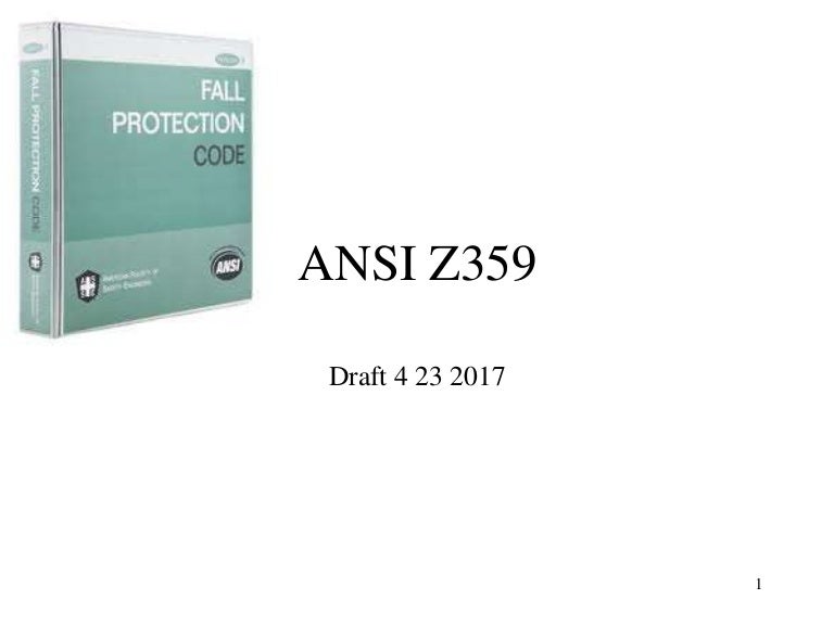 Ansi z359 2017