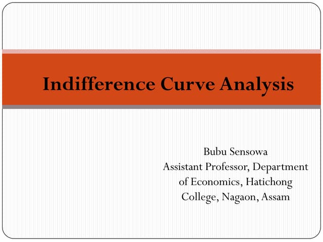 Indifference curve and budget line | PDF