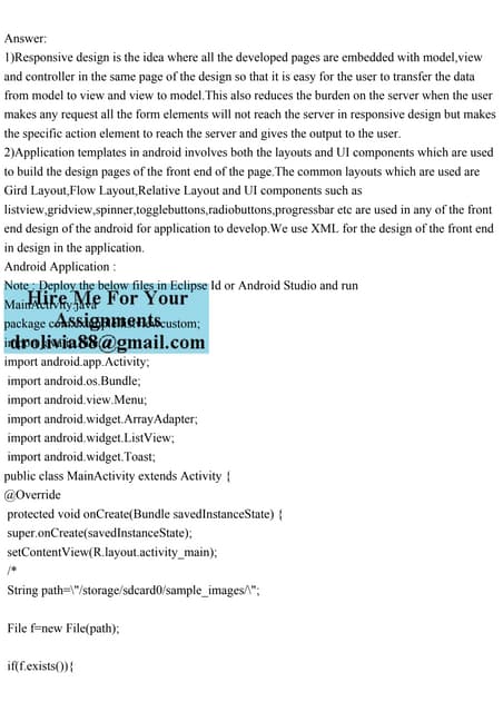 Unit5 Mobile Application Development.doc