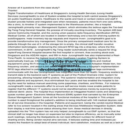 Answer all 4 questions from the case study Thanks Digital .pdf