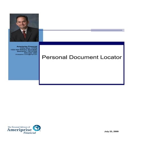 Personal Document Locator | PDF