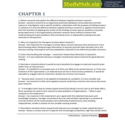 Brm assignments | DOC