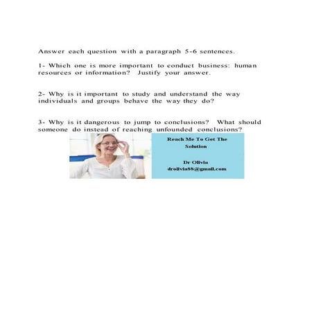 Answer each question with a paragraph 5-6 sentences.1- Which | DOCX