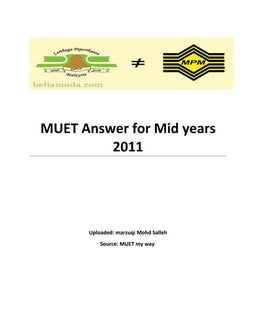 Muet workshop 2014 | PDF