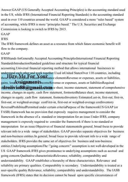 Generally Accepted Accounting Principles.pdf | Stocks and Bonds | Personal Investing