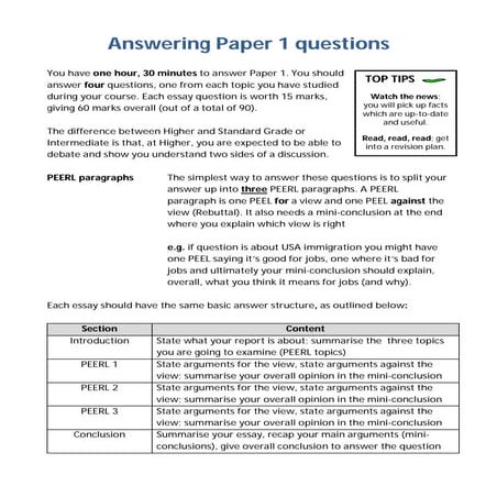 Answering paper 1 questions | PDF | Educational Assessment | Education