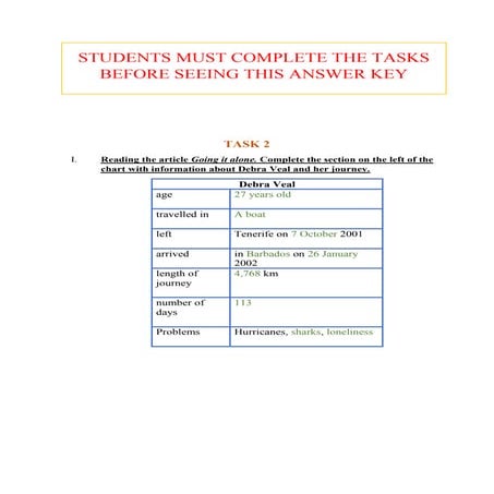 Answer key | PDF