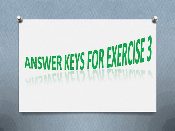 Exercise 3 | PDF