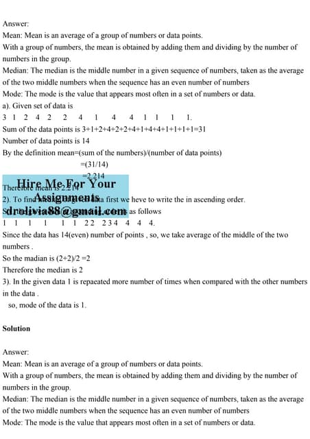 Median and its advantage and disadvantage | PPT