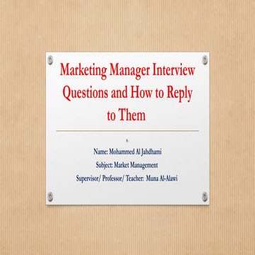 Interview questions in Marketing Management .pptx