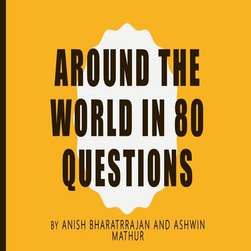 Around the World in 80 questions (Prelims) | PPTX | World/International ...