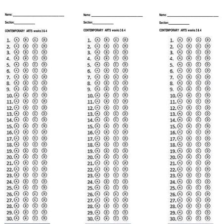answer sheet shade.docx