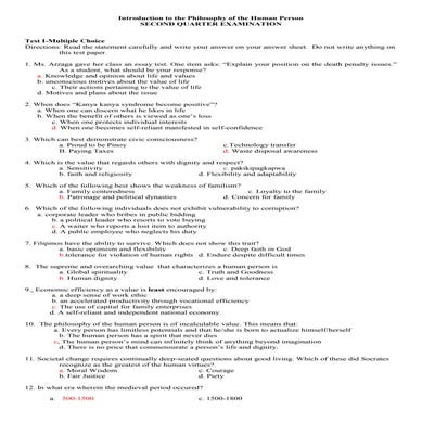 answers_key_intro_to_philosophy of the human person | DOC