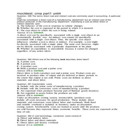 Answers mocktest unit4 | DOCX