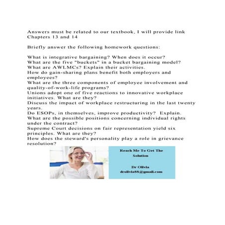 Answers must be related to our textbook, I will provide linkChap.docx