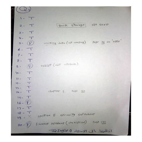 Answers of CS Exam 2 | PDF