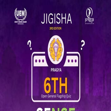 Pragya 6th Sense Prelims 2024 - Jigisha 2024, Pragya | PDF