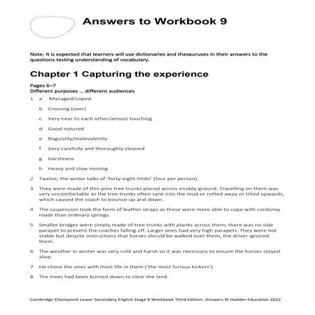 Answers to Workbook 9 Chapter 1.pdf
