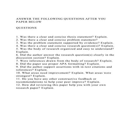 ANSWER THE FOLLOWING QUESTIONS AFTER YOU PAPER BELOWQUESTIONS.docx