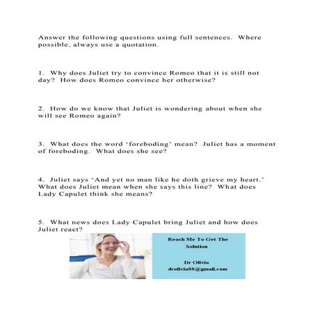 Answer the following questions using full sentences. Where possible.docx