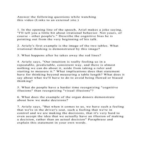 Answer the following questions while watching this video (Links to.docx