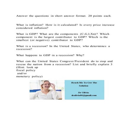 Answer the questions in short answer format. 20 points each.Wh