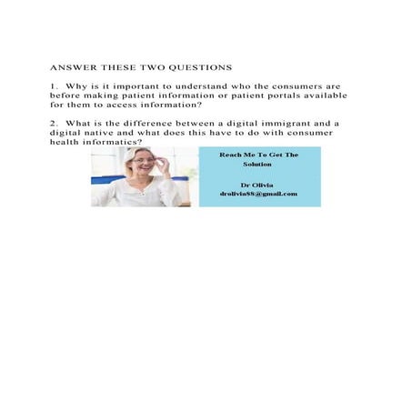 ANSWER THESE TWO QUESTIONS 1. Why is it important to unders.docx