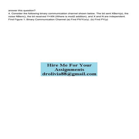 answer this question 4 Consider the following binary comm.pdf