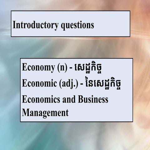Answer to Economics and Business Management.ppt