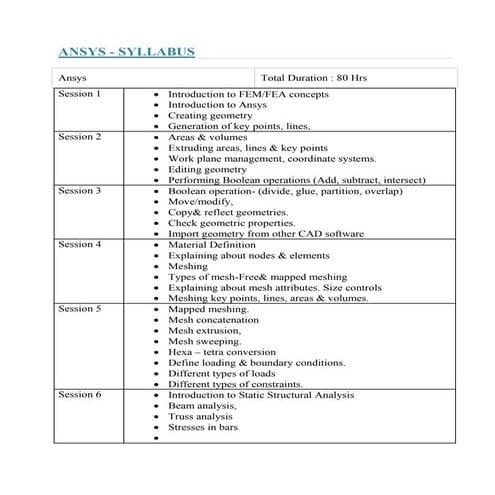 Ansys 2 | PDF | Science