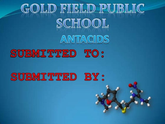 Chemistry investigatory project on Antacids | PPTX | Chemistry | Science