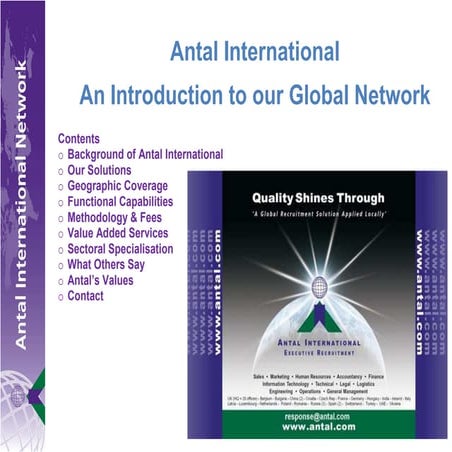 Antal International Global Solutions | PDF