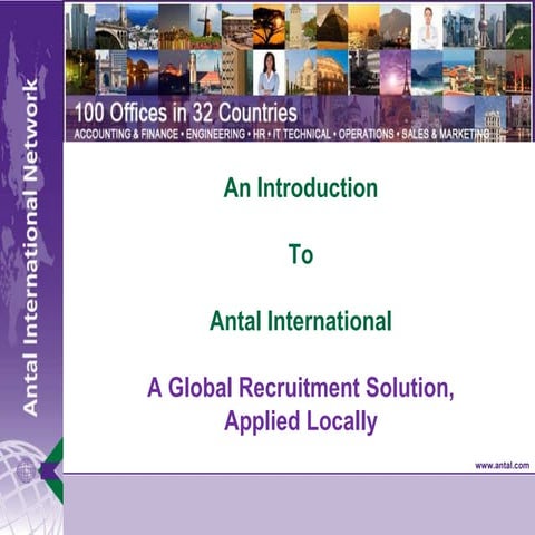 Antal International Presentation 2011 Bangalore | PPSX