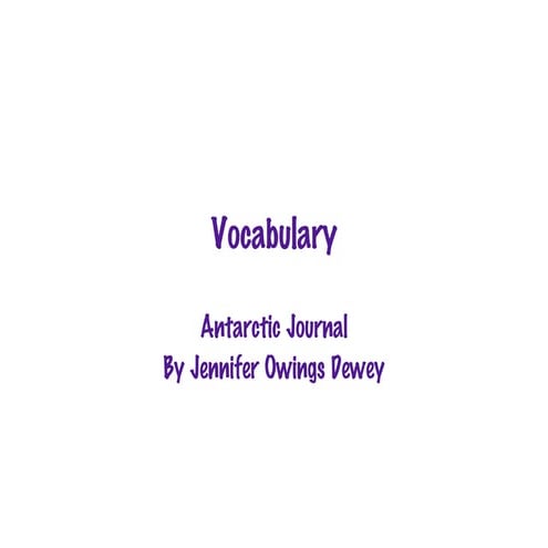 Antarctic Journal | PDF