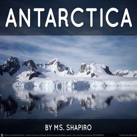 Antarctica | PPTX