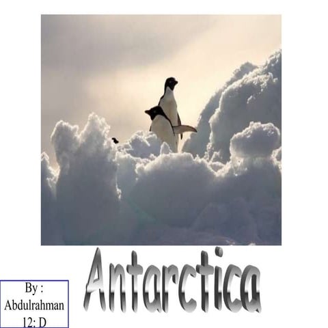 Antarctica.ppt FXFHDFDGGJFGJGHGFHFHGFHFHFHF | PPT