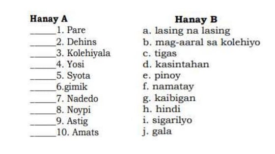 Pormal at di pormal na salita | PPT