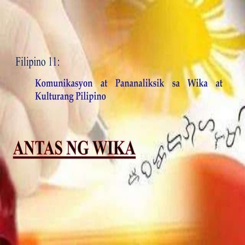 Antas ng wika | PPTX