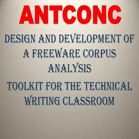 Antconc | PPTX
